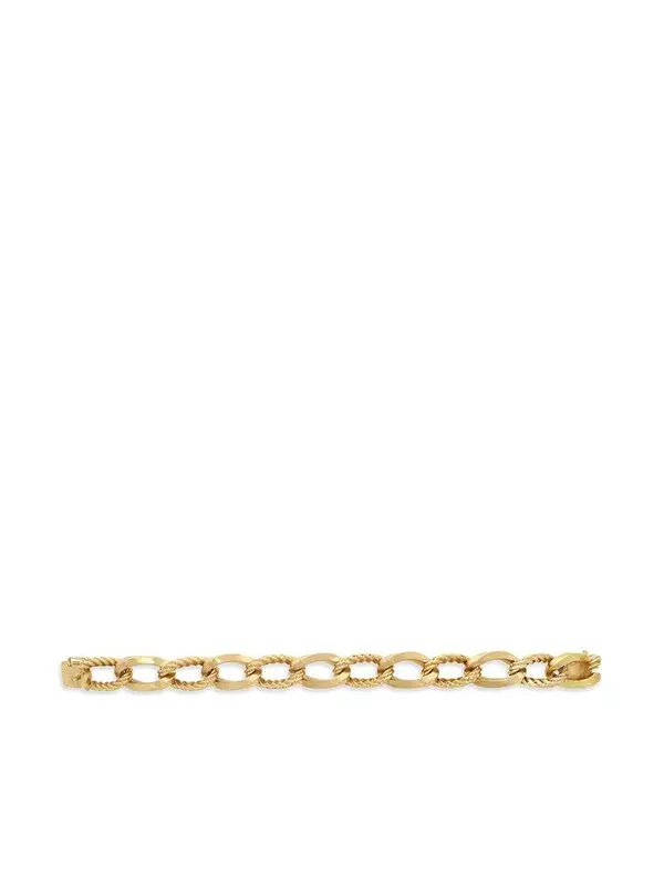 Boucheron 18kt Yellow Retro Chain-link Bracelet - Gold