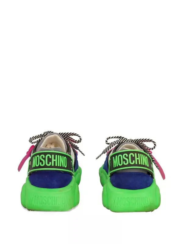 Moschino Teddy Buckle-strap Sneakers
