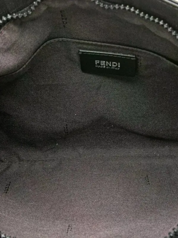 Fendi 2010-2024 Zucca Coated Canvas Crossbody Bag