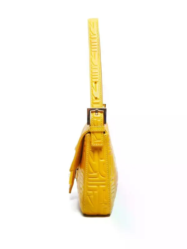 Fendi 2010 Baguette Shoulder Bag - Yellow