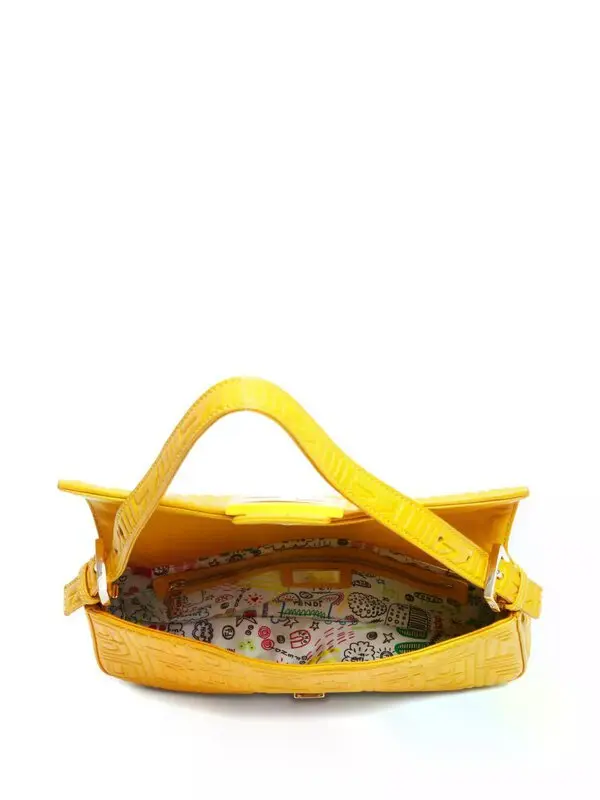 Fendi 2010 Baguette Shoulder Bag - Yellow