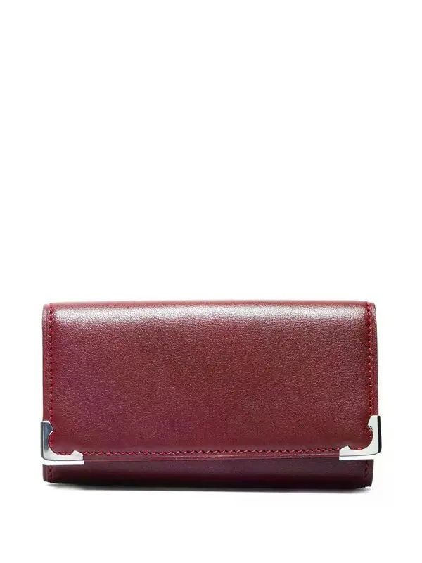 CARTIER Must Line Corner-details Key Case - Red