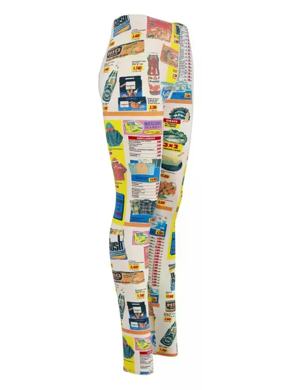 Moschino 1990 Printed Leggings