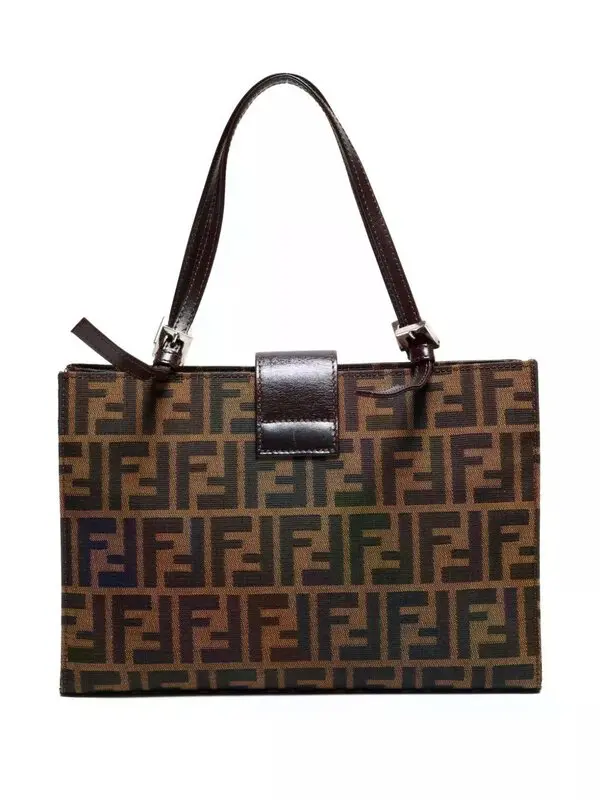 Fendi 1990-2000 Zucca-pattern Shoulder Bag