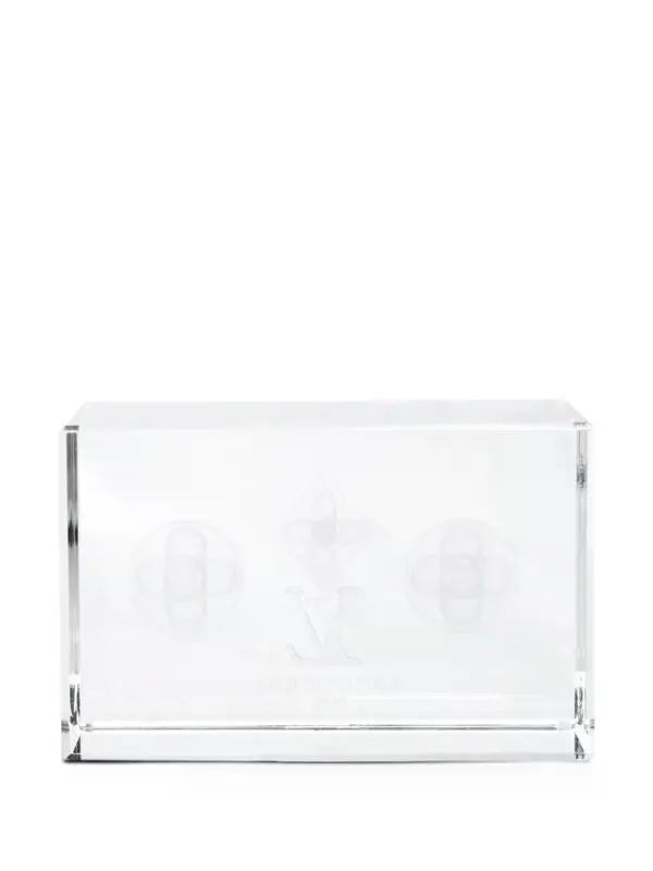 LOUIS VUITTON Glass Paperweight