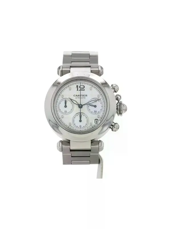 CARTIER 2000s Pasha Chronograph 36mm - White
