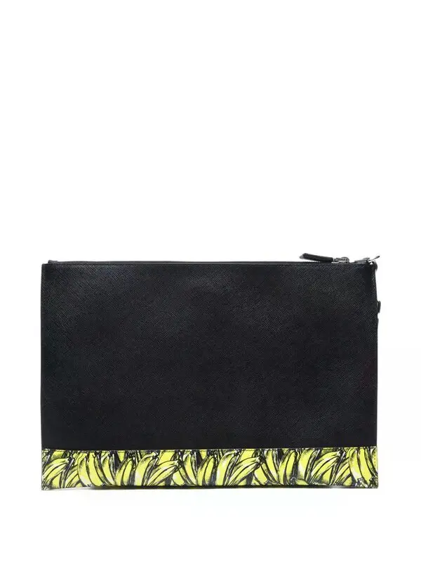 Prada 2020 Banana-print Clutch Bag