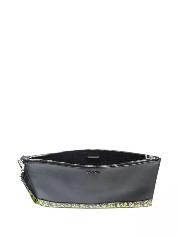 Prada 2020 Banana-print Clutch Bag