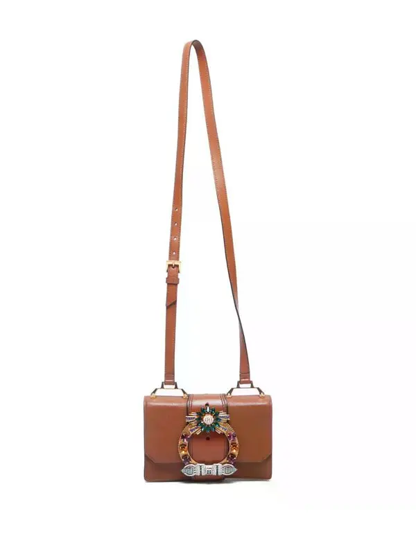 Miu Miu Lady Leather Shoulder Bag - Brown