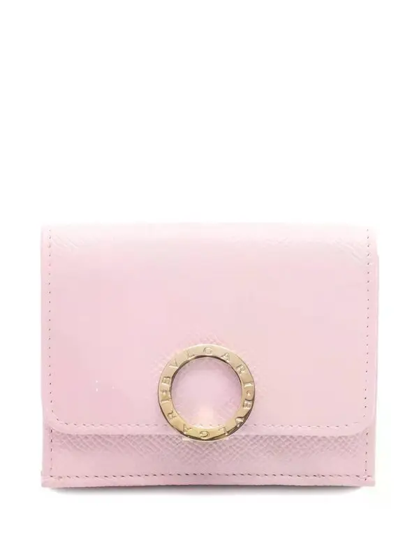 BVLGARI 2010s Clip Tri-fold Wallet - Pink