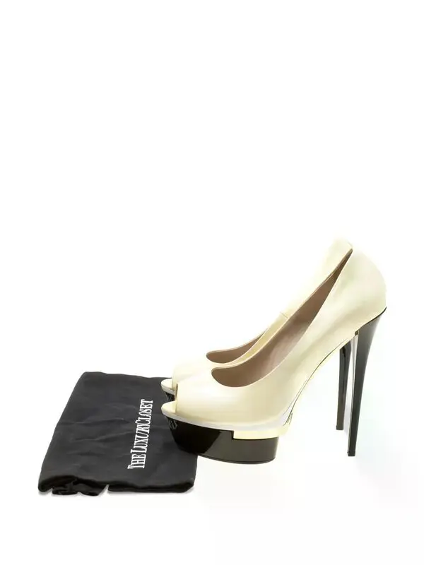 LE SILLA 155mm Peep-toe Platform Pumps