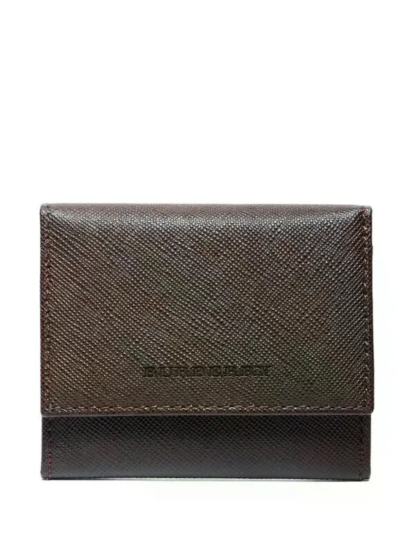 Burberry 2000s Flap Coin Holder - Brown