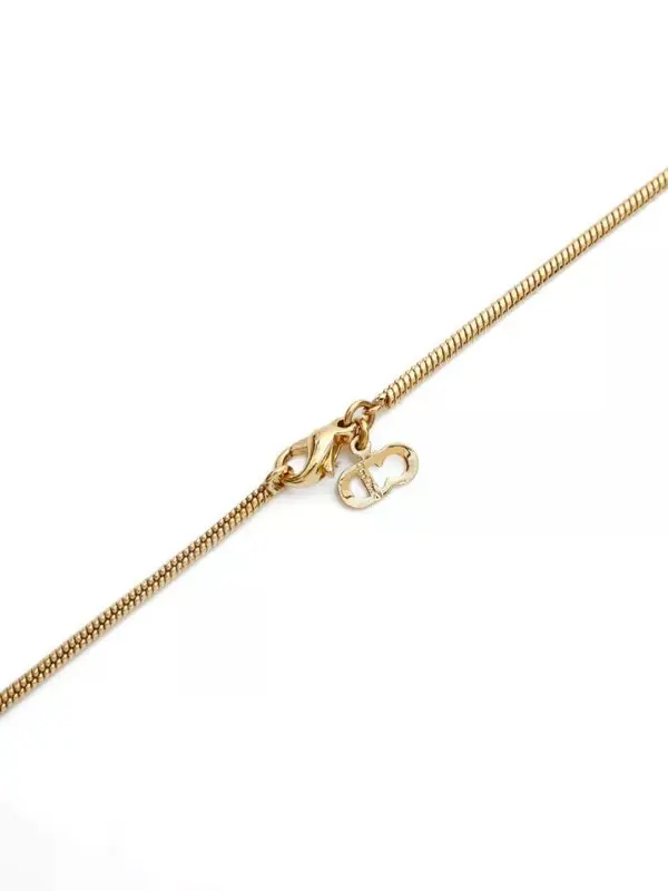 Dior 1980-2000s Logo-pendant Necklace
