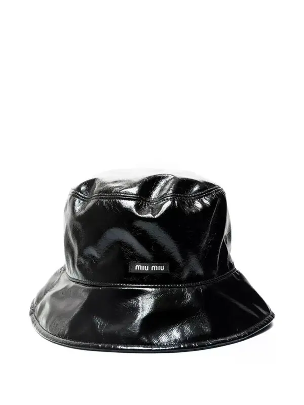 Miu Miu Logo-patch Bucket Hat