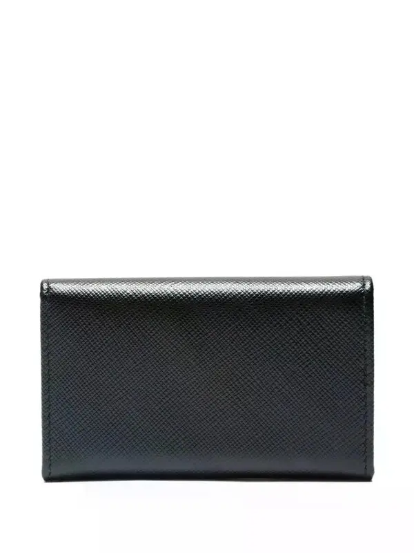 Prada 2010-2020s Saffiano-bow Key Case