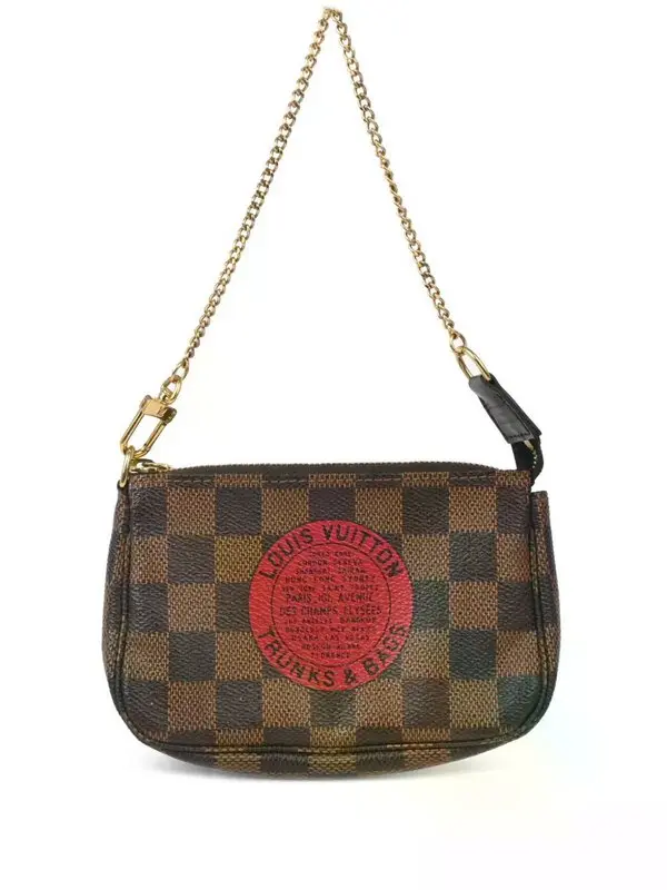 LOUIS VUITTON 2008 Mini Pochette Accessoires - Brown