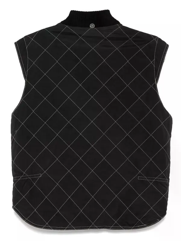 Loro Piana 2000s Diamond-stitching Vest