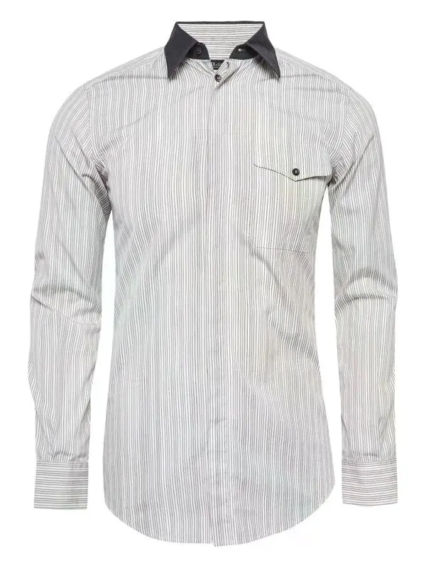 Dolce & Gabbana 2023 Striped Collar Shirt