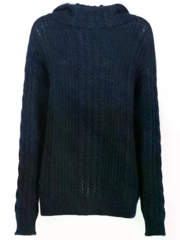 Dior 2010s Cable-knit Hoodie