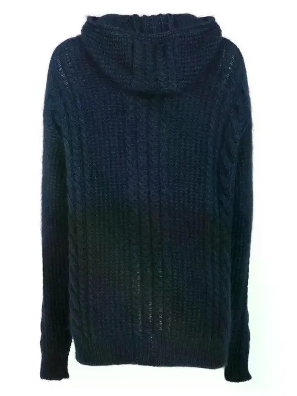 Dior 2010s Cable-knit Hoodie