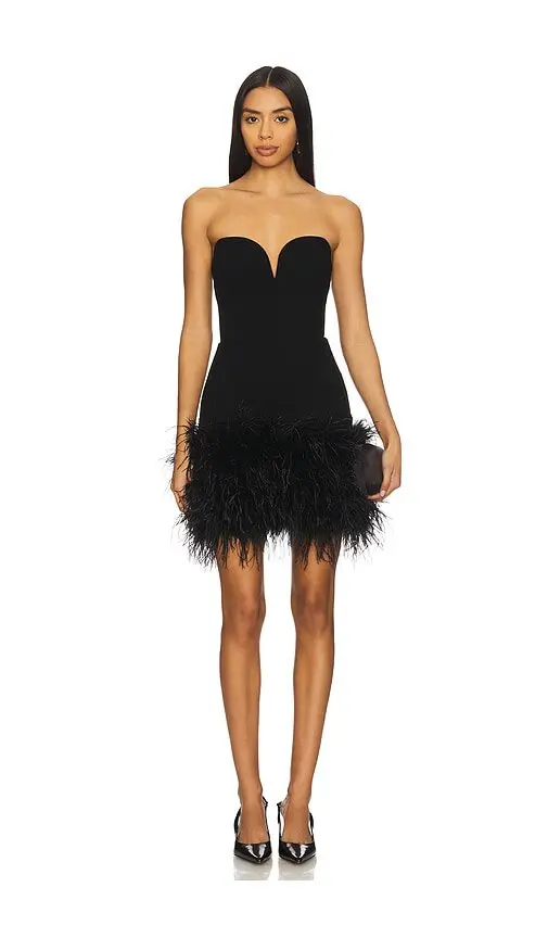SANS FAFF Posey Mini Feather Dress