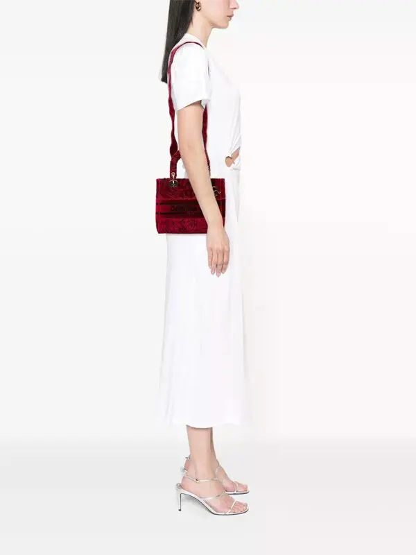 Dior Lady D-lite Satchel - Red