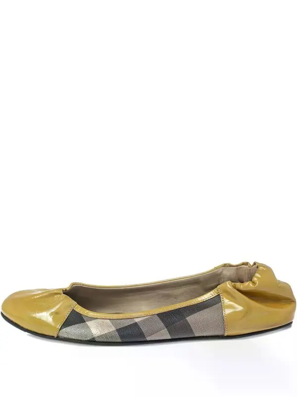 Burberry Nova Check Ballet Flats - Neutrals
