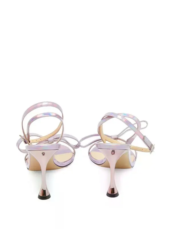 Mach & Mach 90mm Leather Heeled Sandals