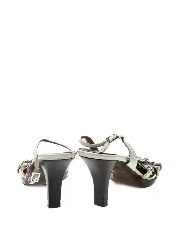 ALCHIMIA 85mm Leather Heeled Sandals