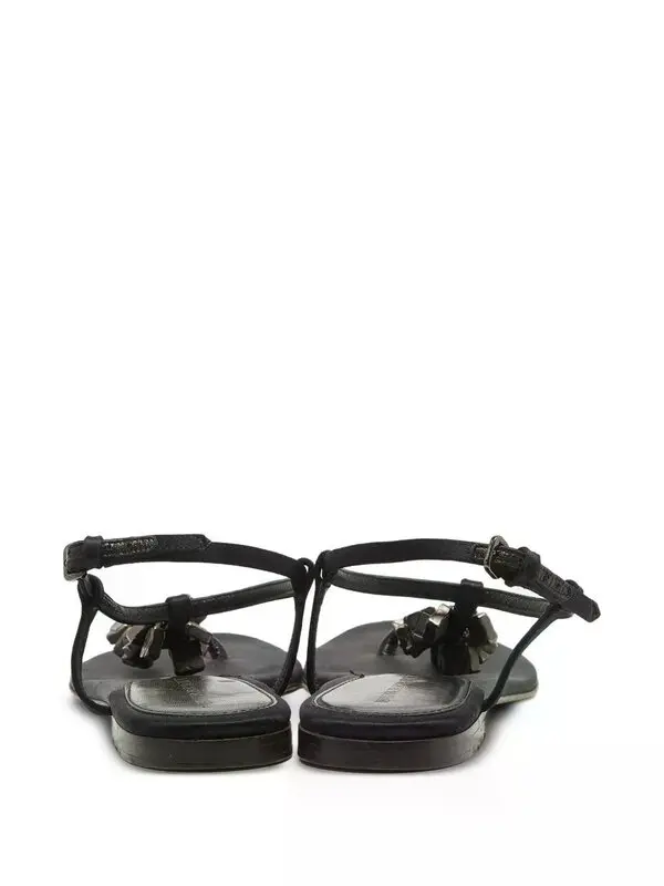 Burberry Leather Flat Sandals