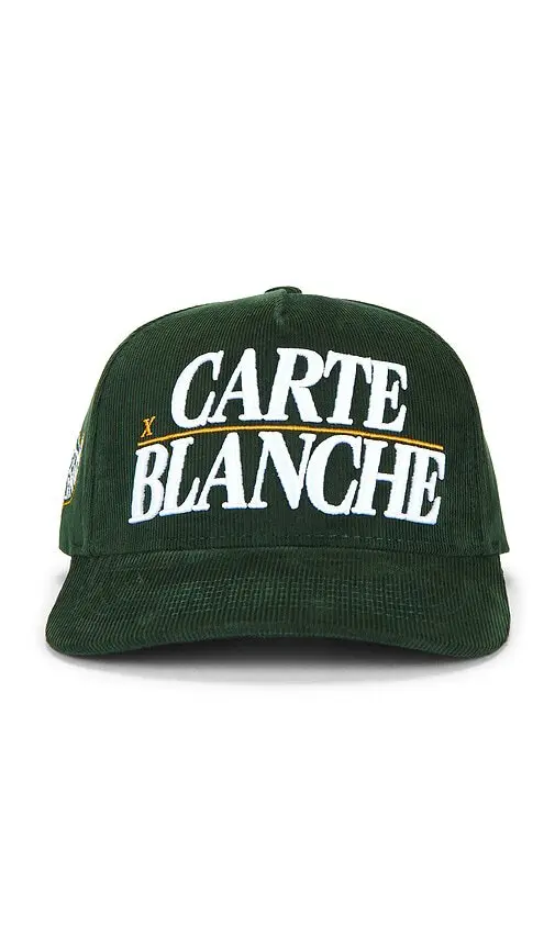 CARTE BLANCHE Corduroy Classic Snapback Hat - Ivy