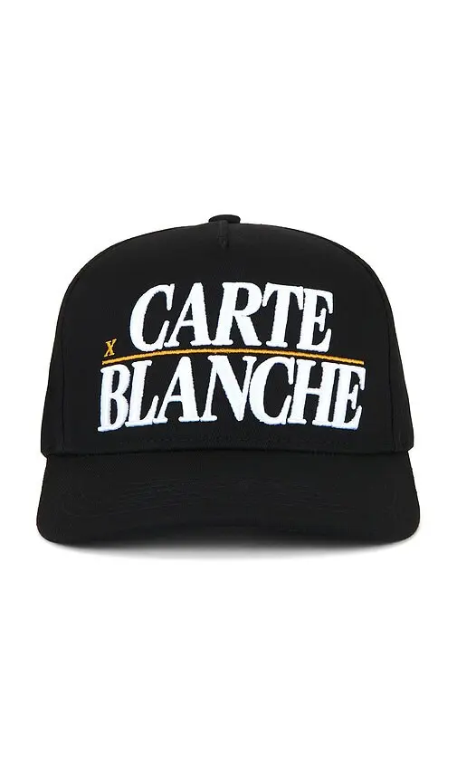 CARTE BLANCHE The Classic Snapback Hat - Black