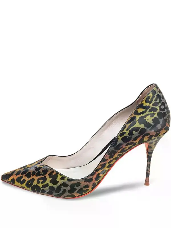 SOPHIA WEBSTER 95mm Leopard-print Pumps