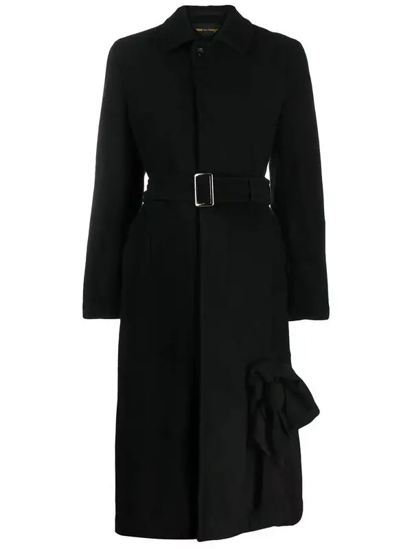 Comme Des Garçons Long Belted Coat