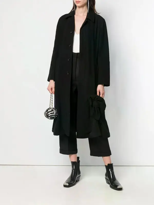 Comme Des Garçons Long Belted Coat