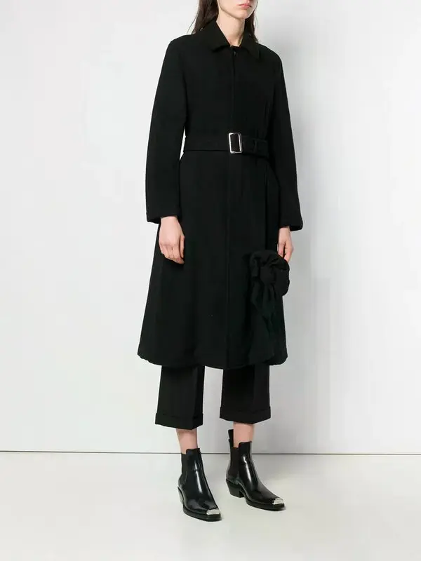 Comme Des Garçons Long Belted Coat
