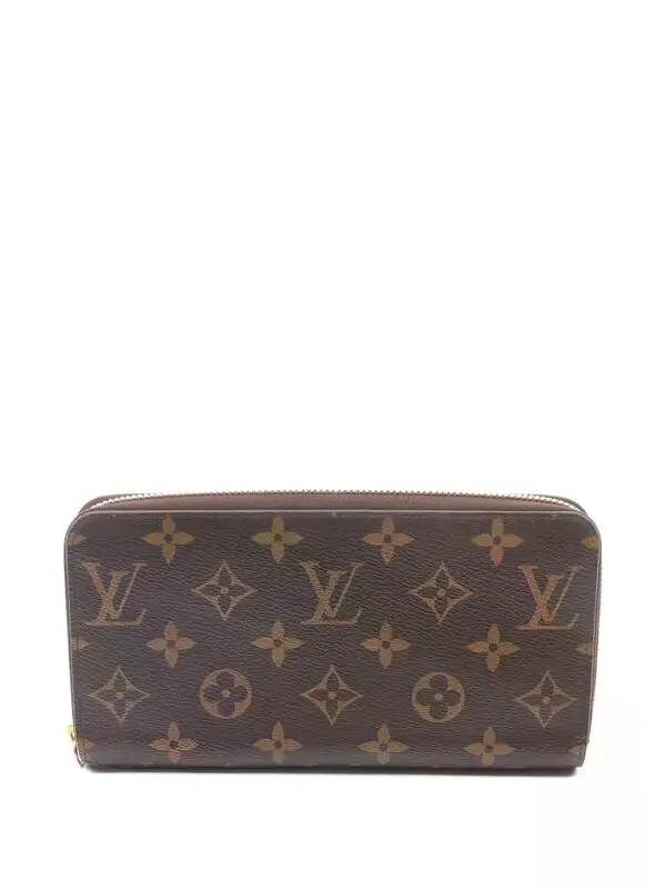 LOUIS VUITTON Monogram Zippy Wallet - Brown, Pink Purple