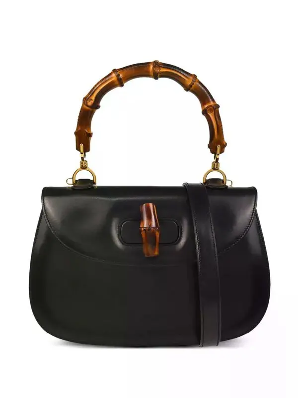 Gucci 1990-2000s Bamboo-handle Handbag - Black