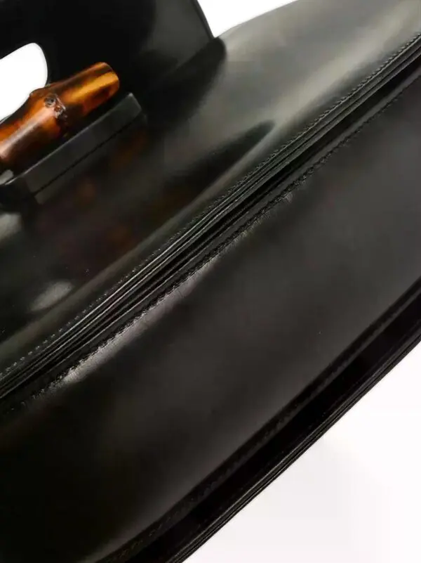 Gucci 1990-2000s Bamboo-handle Handbag - Black