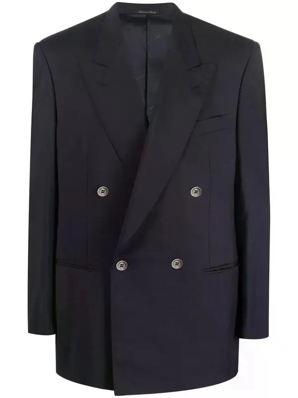 Pierre Cardin 1990s Double-breasted Wool Jacket