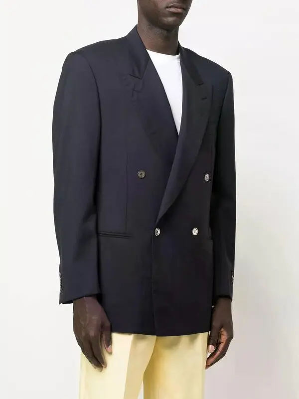 Pierre Cardin 1990s Double-breasted Wool Jacket