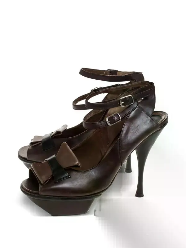 Marni 120mm Platform Peep-toe Sandals