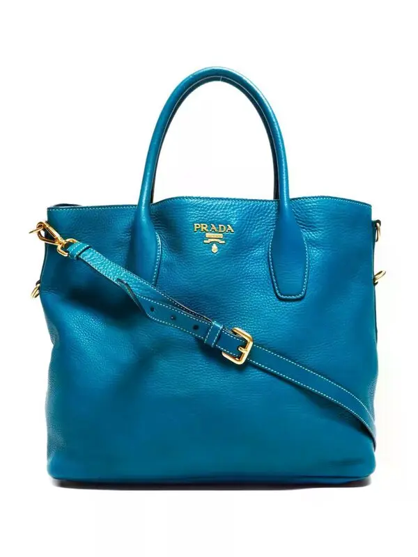Prada Leather 2way Tote Bag