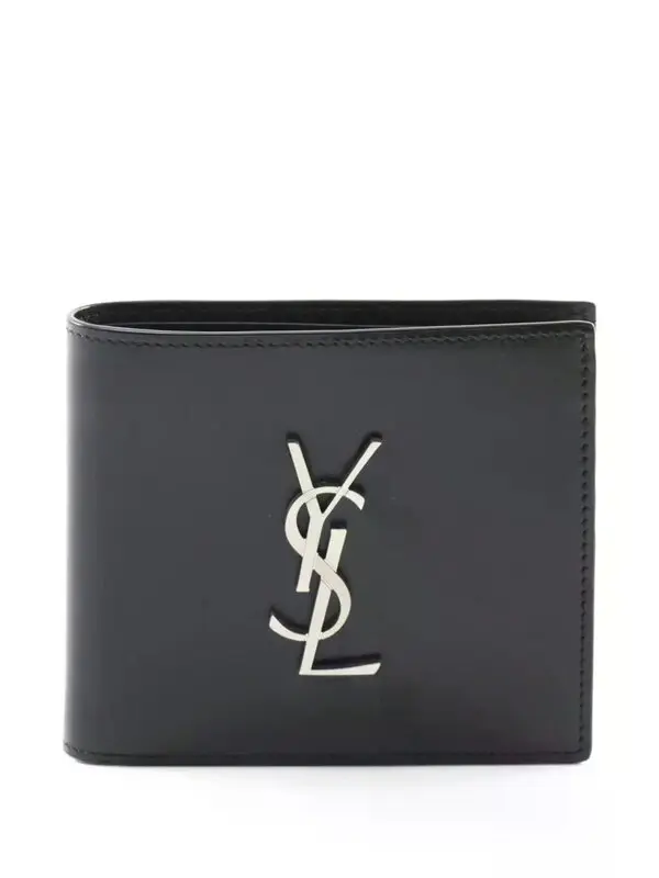 Saint Laurent 2020s East West Logo-plaque Bi-fold Wallet - Black