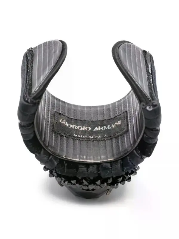 Giorgio Armani 1990s Embellished Cuff Bracelet