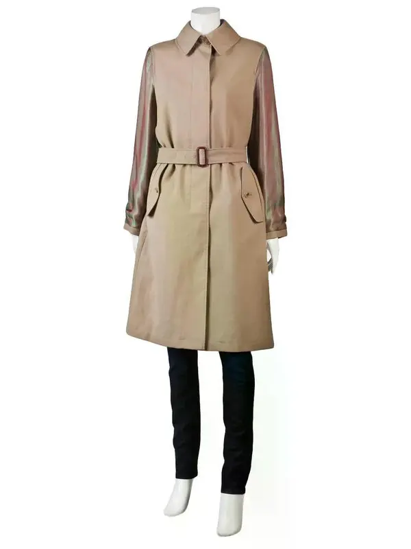 MAISON MARGIELA Iridescent Sleeve Coat - Neutrals