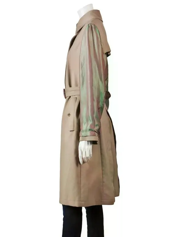 MAISON MARGIELA Iridescent Sleeve Coat - Neutrals