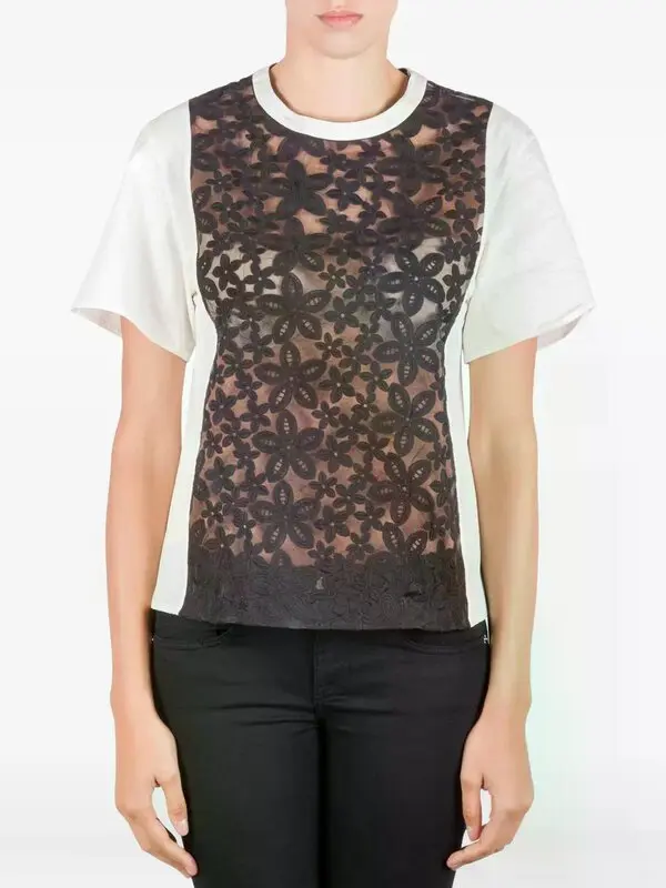 JOSEPH Floral Lace T-shirt