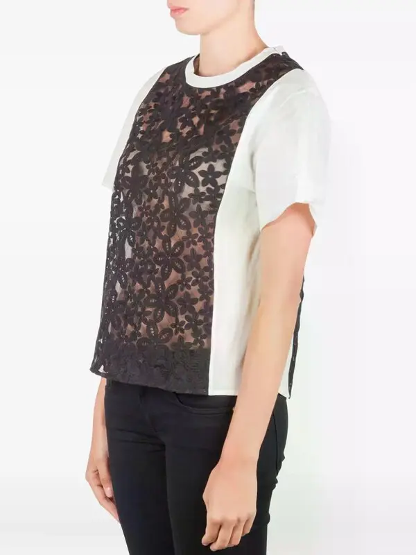 JOSEPH Floral Lace T-shirt