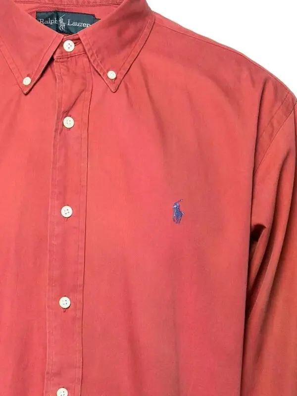Polo Ralph Lauren Pre-owned Embroidered-logo Shirt - Red